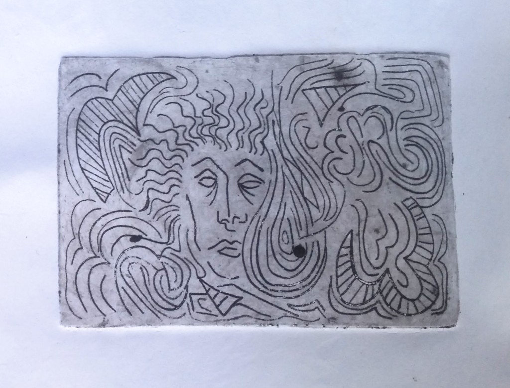 Zinc Etching Printmaking Penpal • Printmaking Press by Diana Kohne