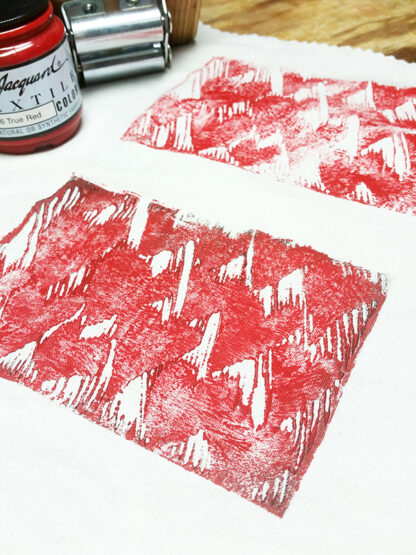 Printmaking on Fabric • Printmaking Press by Diana Kohne