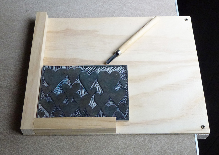 Bench Hook For Carving Linoleum Plates Printmaking Press By Diana Kohne